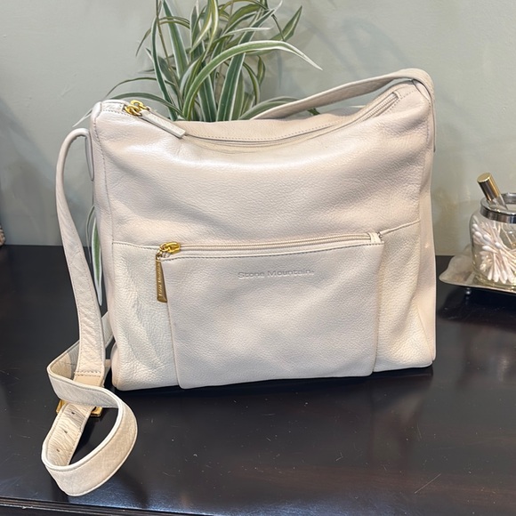 Stone Mountain Accessories | Bags | Stone Mountain Cream Leather ...